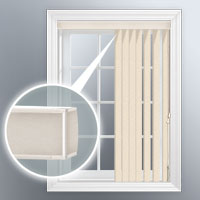 Bali Pembrook S Curve Vinyl Vertical Blind